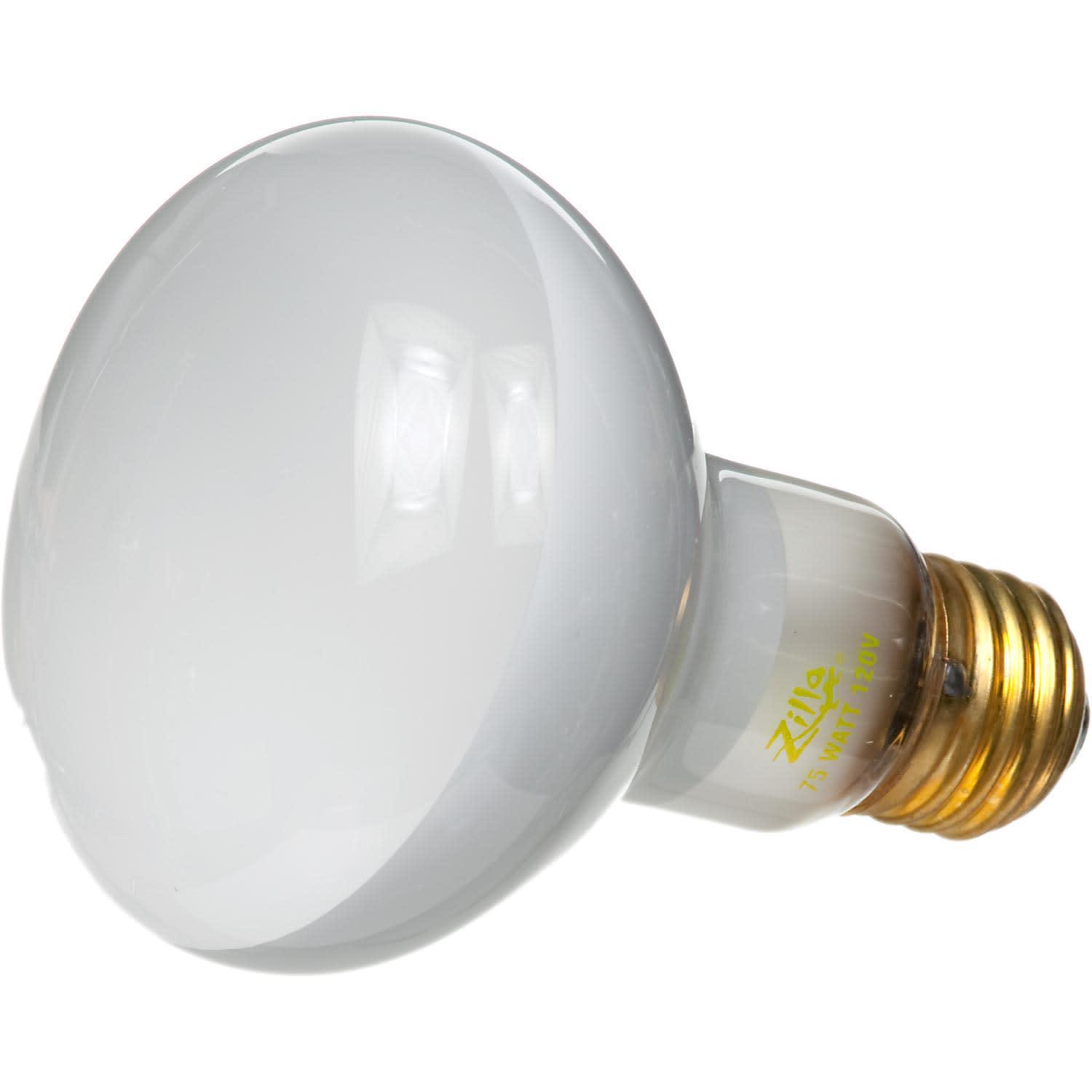 Zilla 4 Pack of Day White Light Incandescent Spot Heat Bulbs, 75 Watts ...
